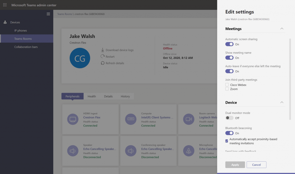 Assigning a Microsoft Teams Devices Administrator Assigning a Microsoft Teams Devices Administrator